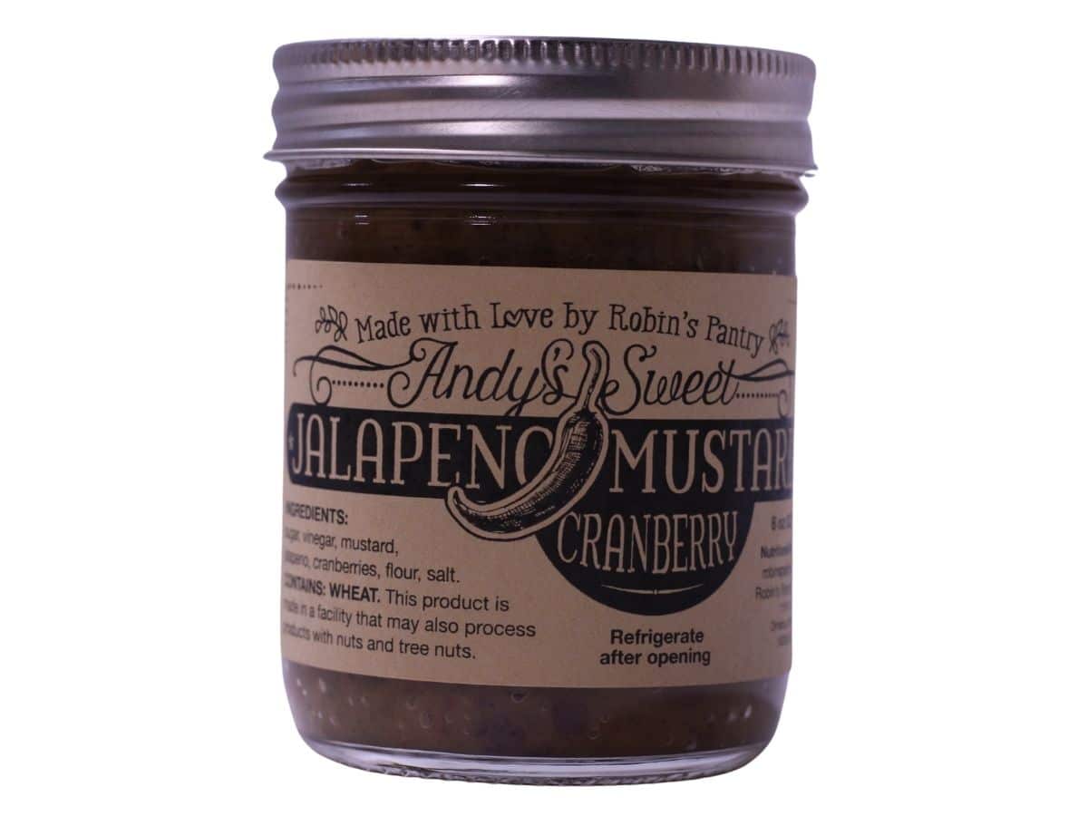 Andy's Sweet Jalapeno Mustard - From Nebraska Gift Shop